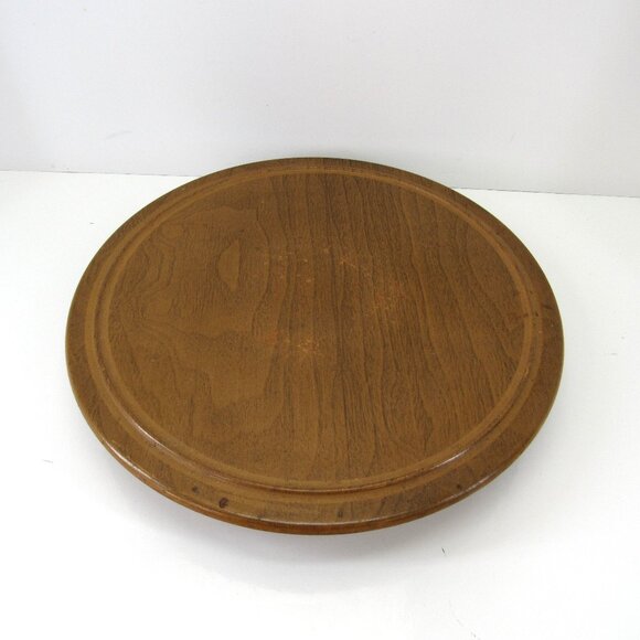 Source Unknown | Dining | Vintage Mid Century Modern Wooden Lazy Susan ...